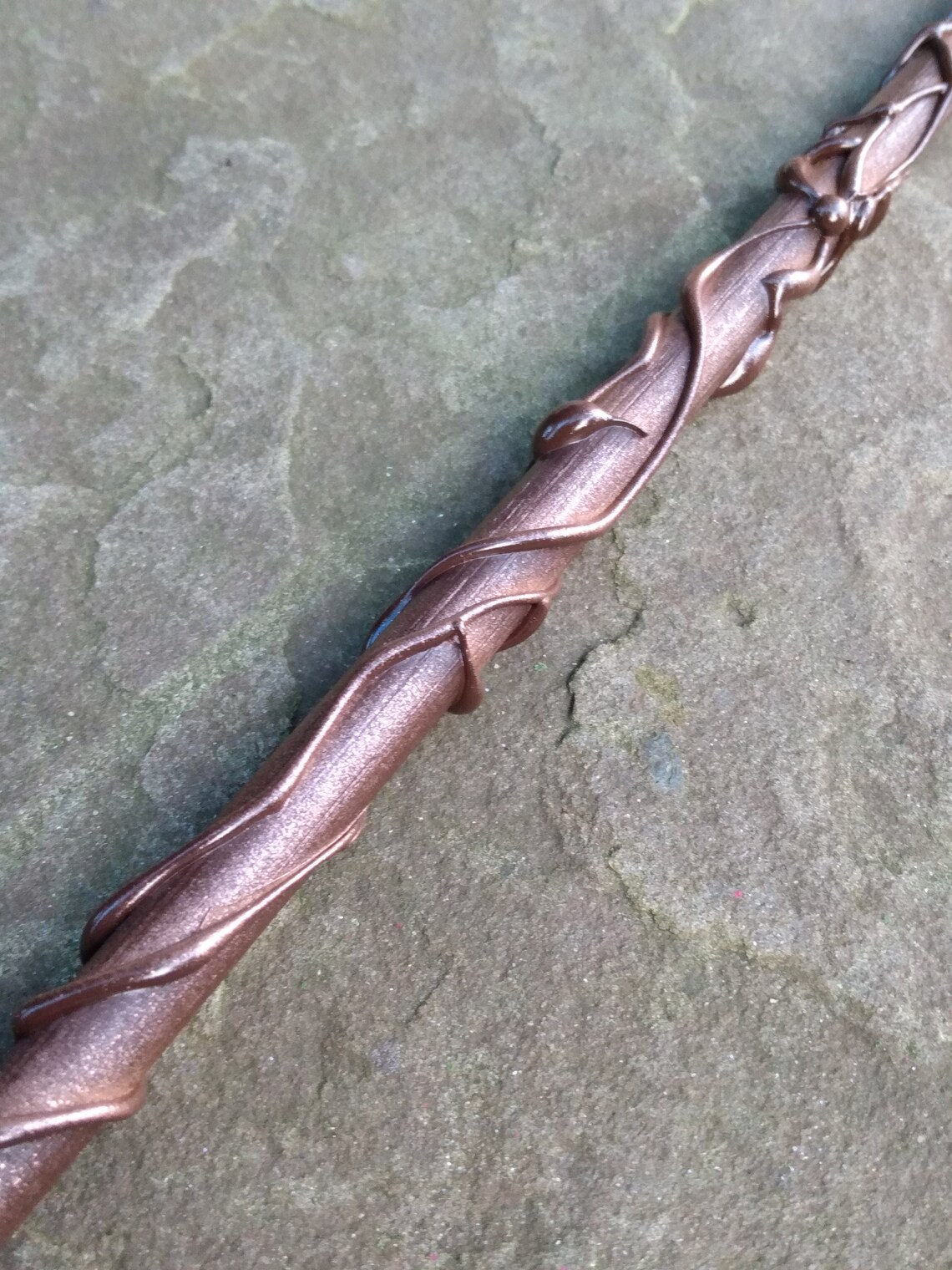 Vine Wood Wand Wand for Witch Copper Wand Magic Wand - Etsy