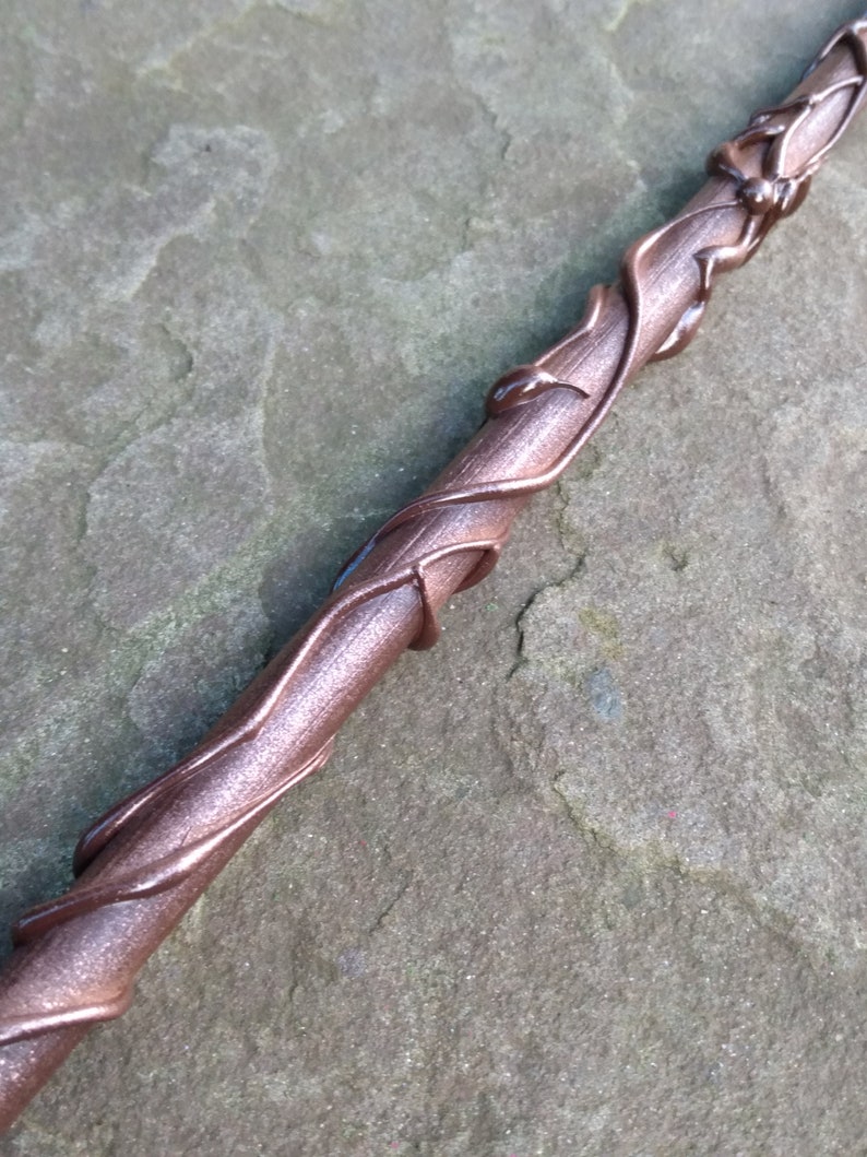 Vine Wood Wand Wand for Witch Copper Wand Magic Wand - Etsy
