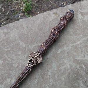 Magic Wand With Dragon, Wizard Wand, Witch Wand, Dragon Wand - Etsy