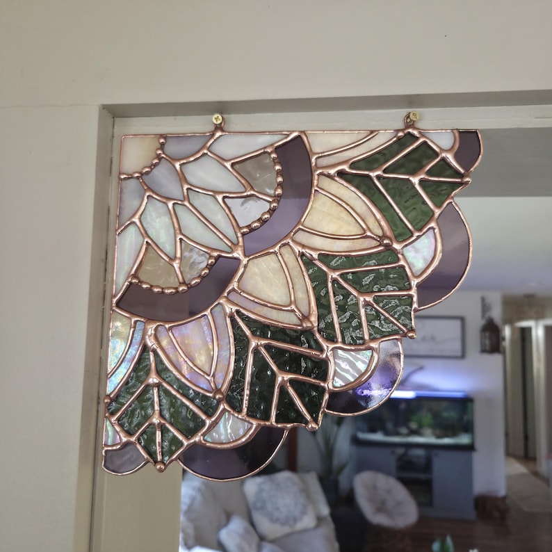 DIGITAL Download - Stained Glass Corner Mandala Pattern: DIY Boho ...