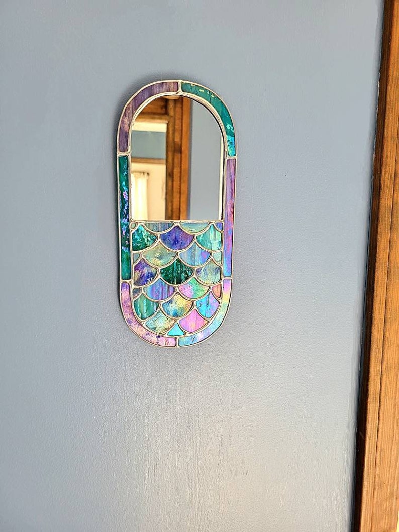 Mermaid Scale Mirror - Etsy