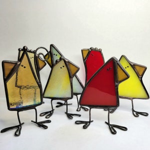 Chicks for Sale Stained Glass Scrap Birdies - Etsy