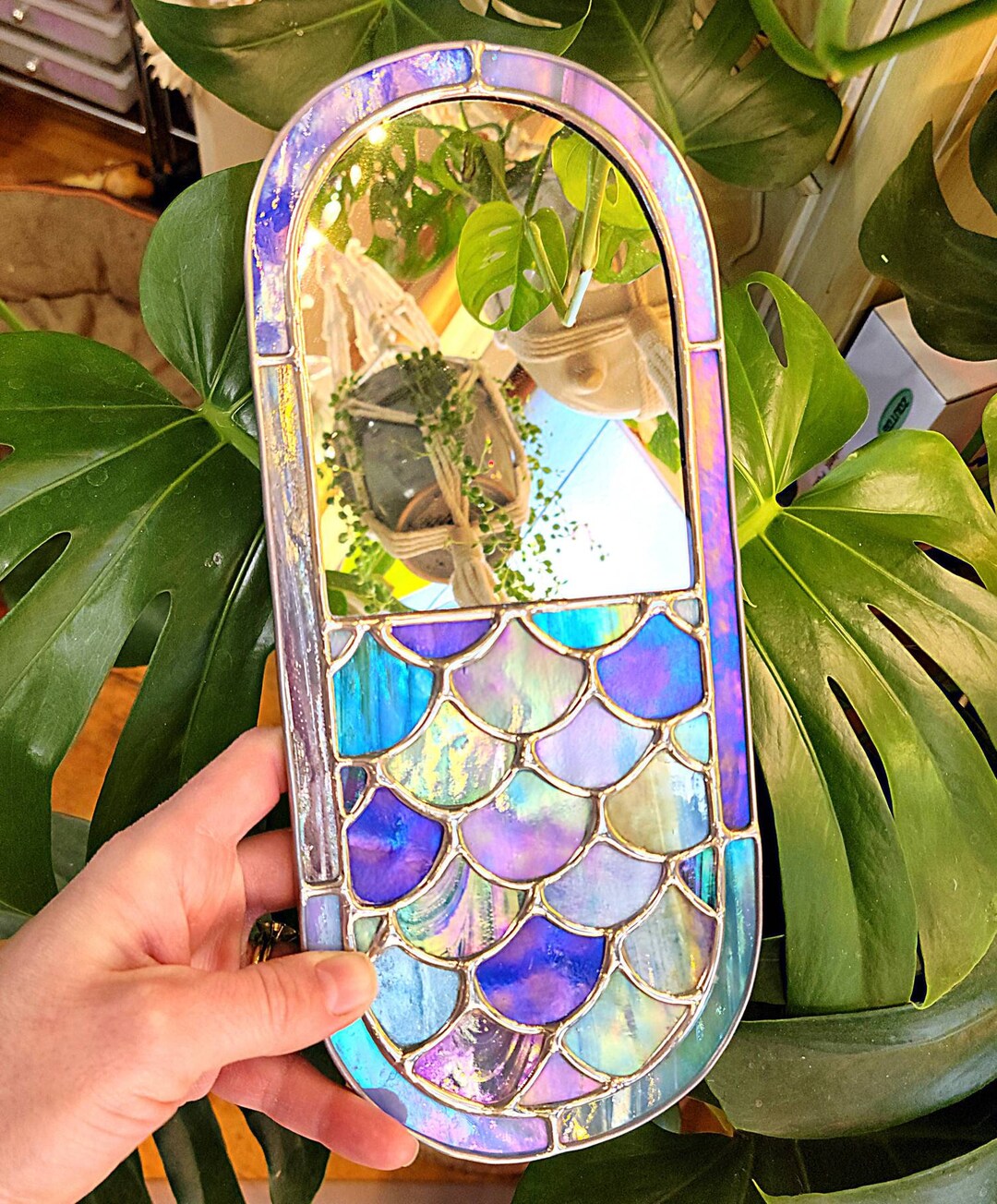 Mermaid Scale Mirror - Etsy