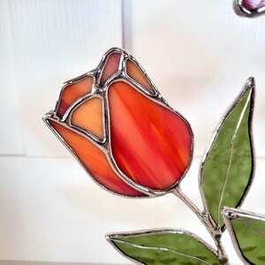 Stained Glass Spring Flower Bouquet - Etsy
