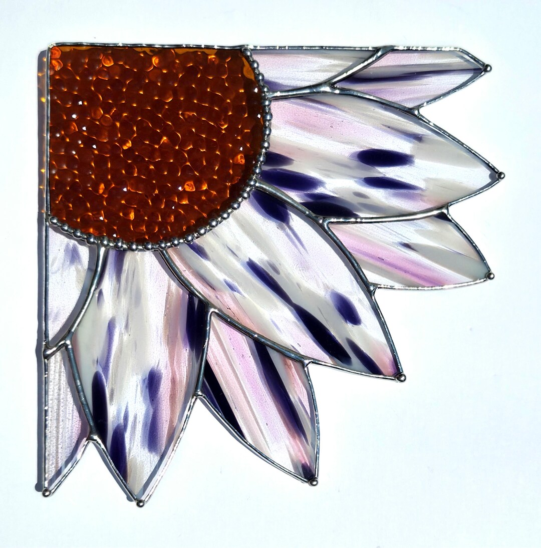 Stained Glass Splash Color Flower Corner, Gift, Graduation ...