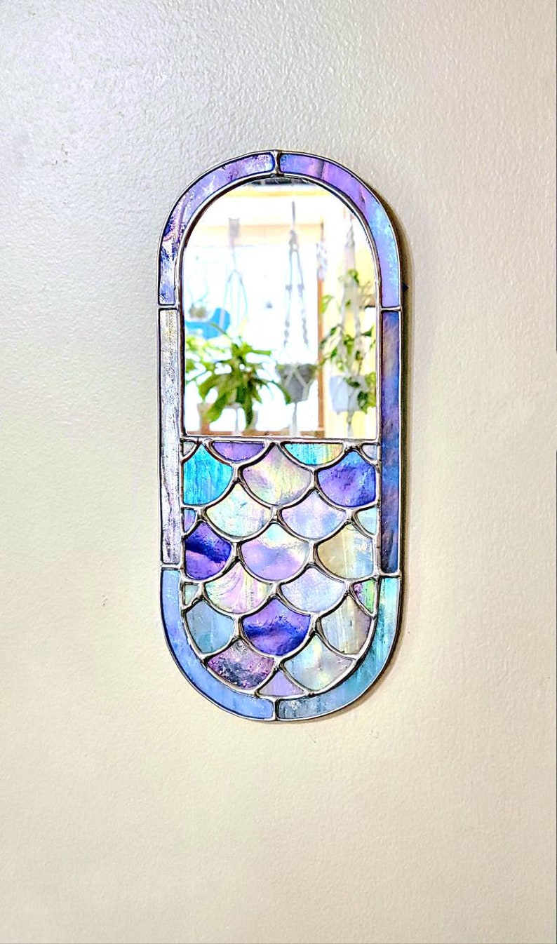Mermaid Scale Mirror - Etsy