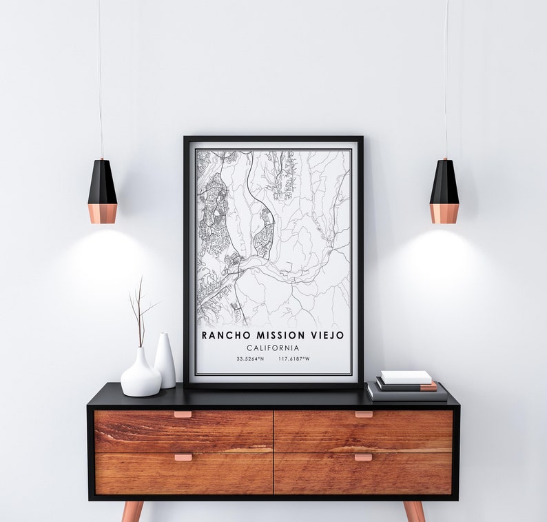 Rancho Mission Viejo Map Print Poster Canvas California Map - Etsy