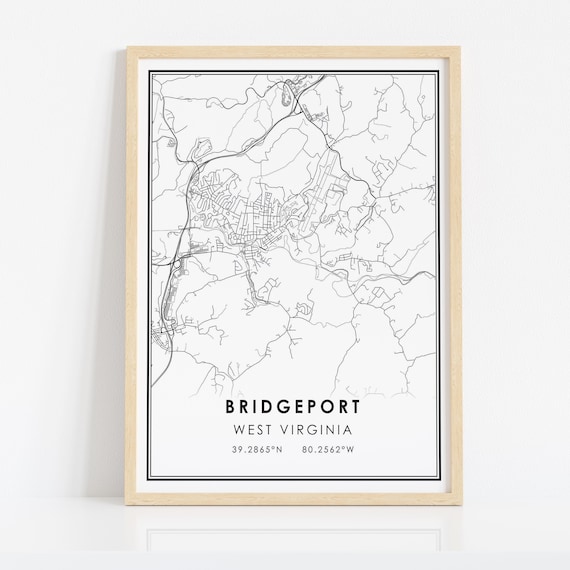 Map Of Bridgeport West Va