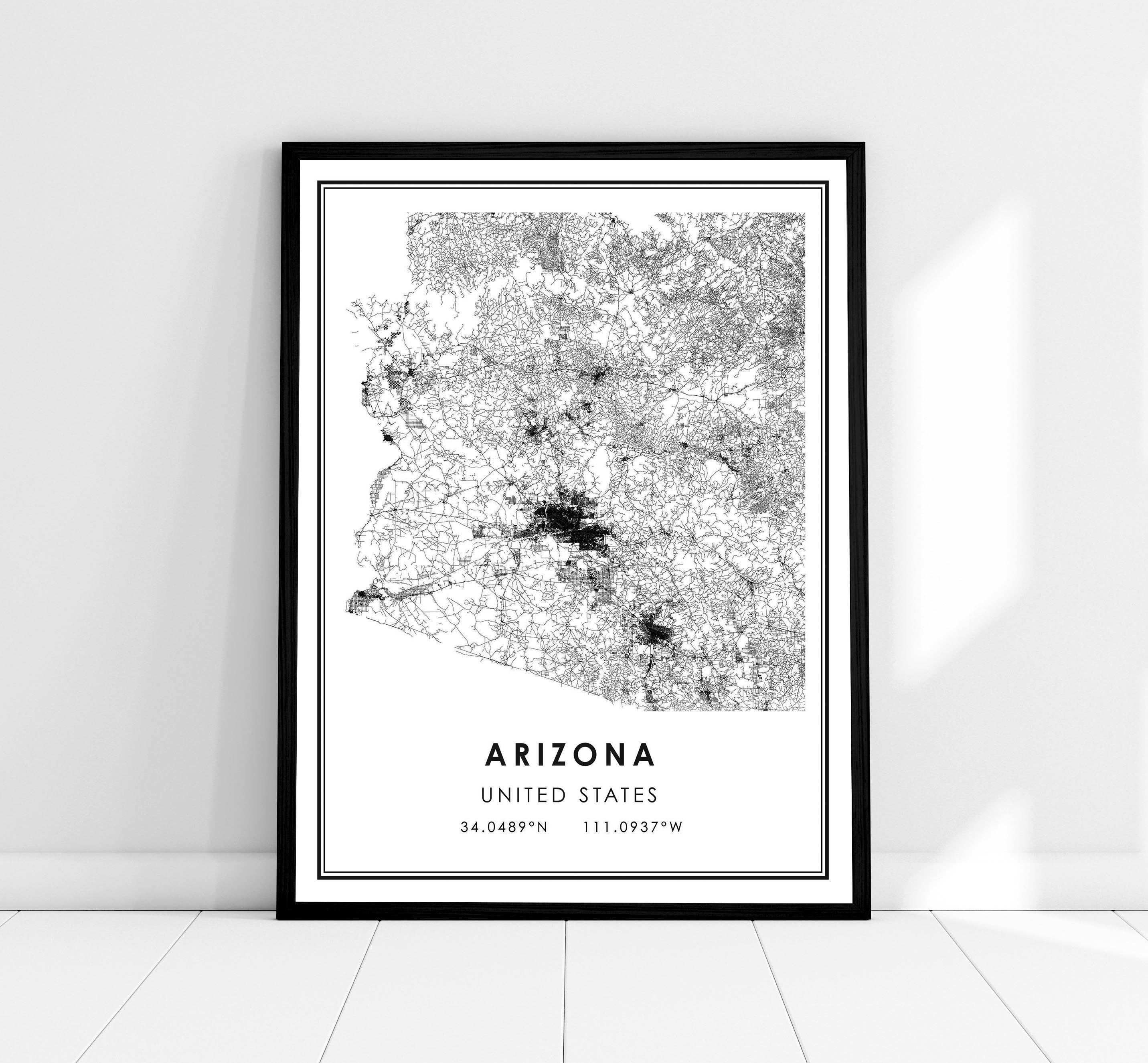 Mapa De Autopistas De Arizona