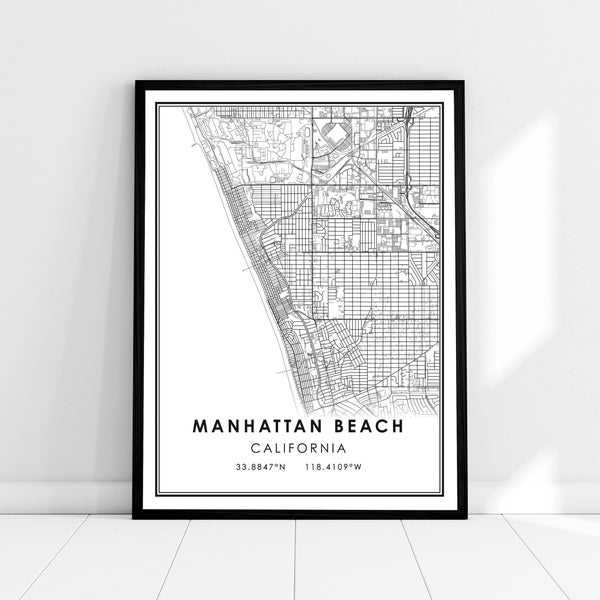 Manhattan Map - Etsy