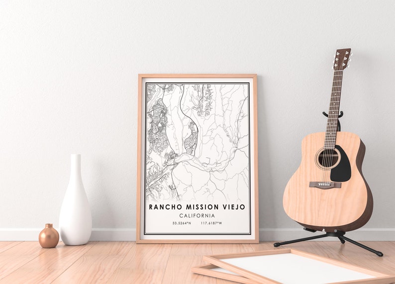 Rancho Mission Viejo Map Print Poster Canvas California Map - Etsy