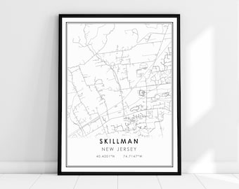 Skillman City Map - Etsy