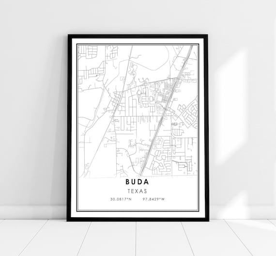 Buda Texas City Map Street