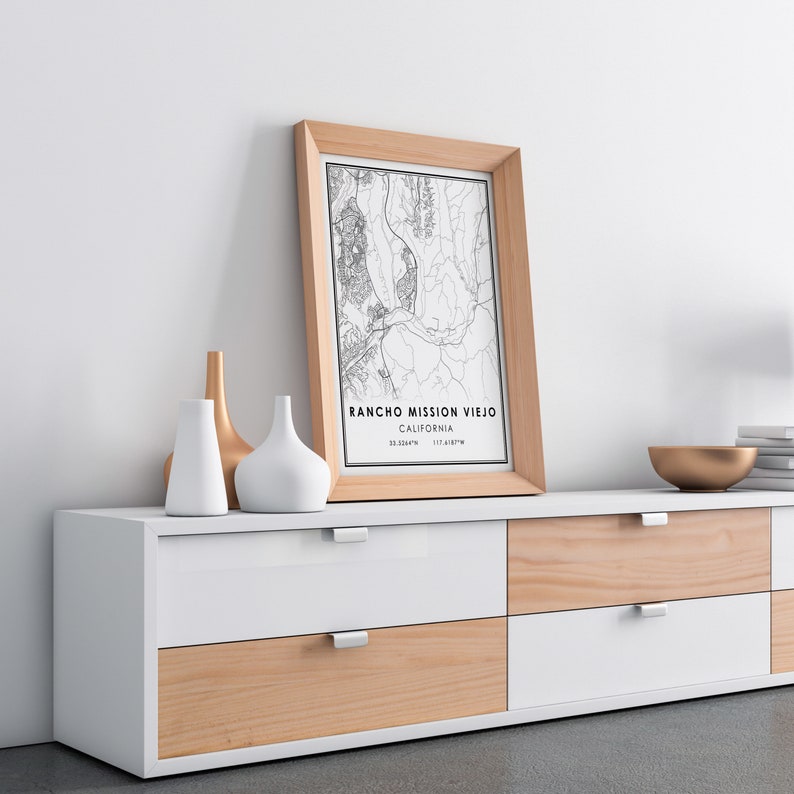 Rancho Mission Viejo Map Print Poster Canvas California Map - Etsy