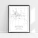 Whitewater Map Print Poster Canvas Wisconsin Map Print - Etsy