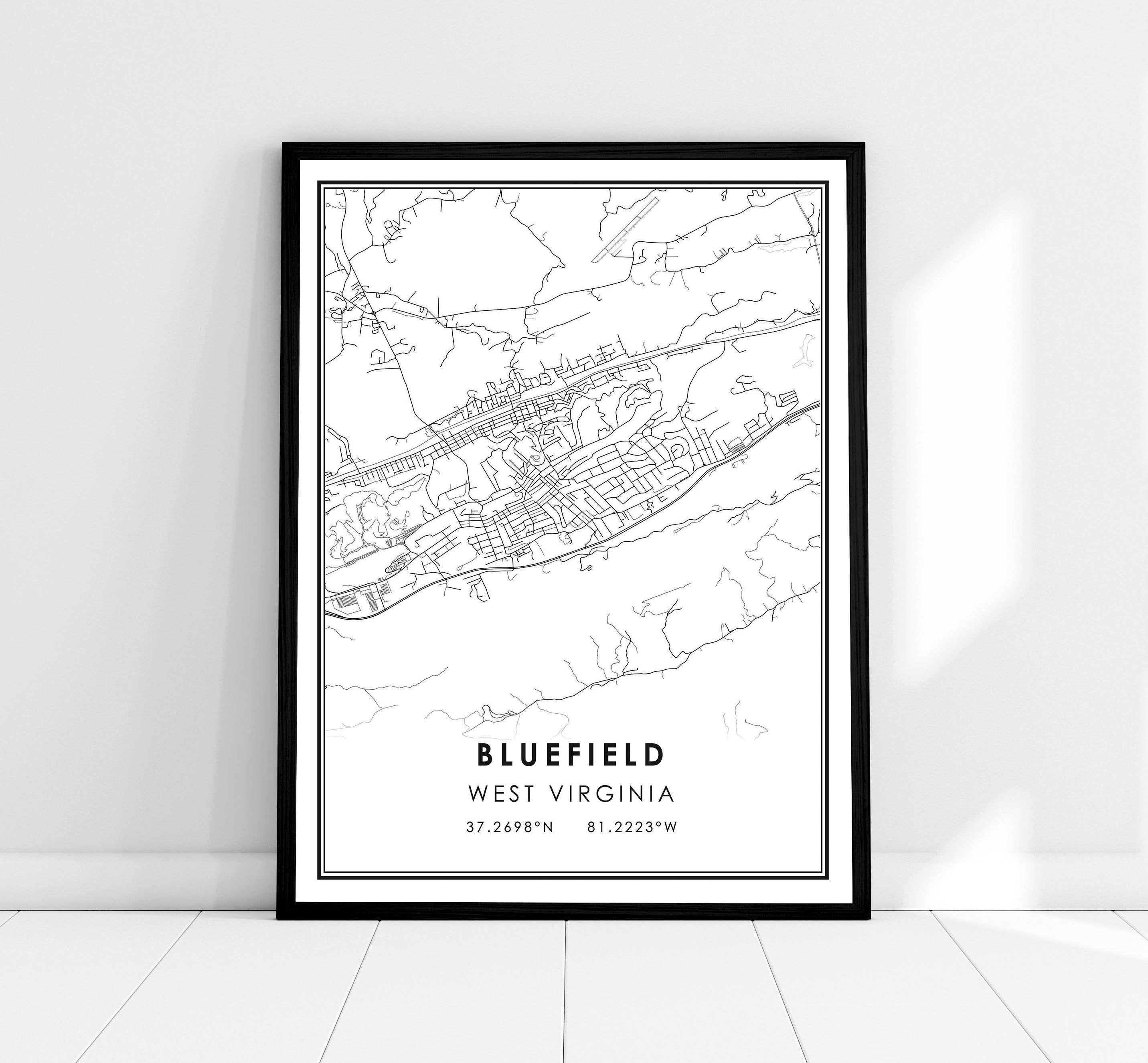 Bluefield Map