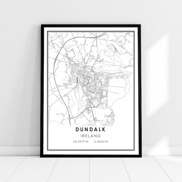 Dundalk City Map - Etsy