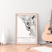 San Francisco Bay Area Map Print Poster Canvas California - Etsy