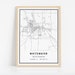 Whitewater Map Print Poster Canvas Wisconsin Map Print - Etsy