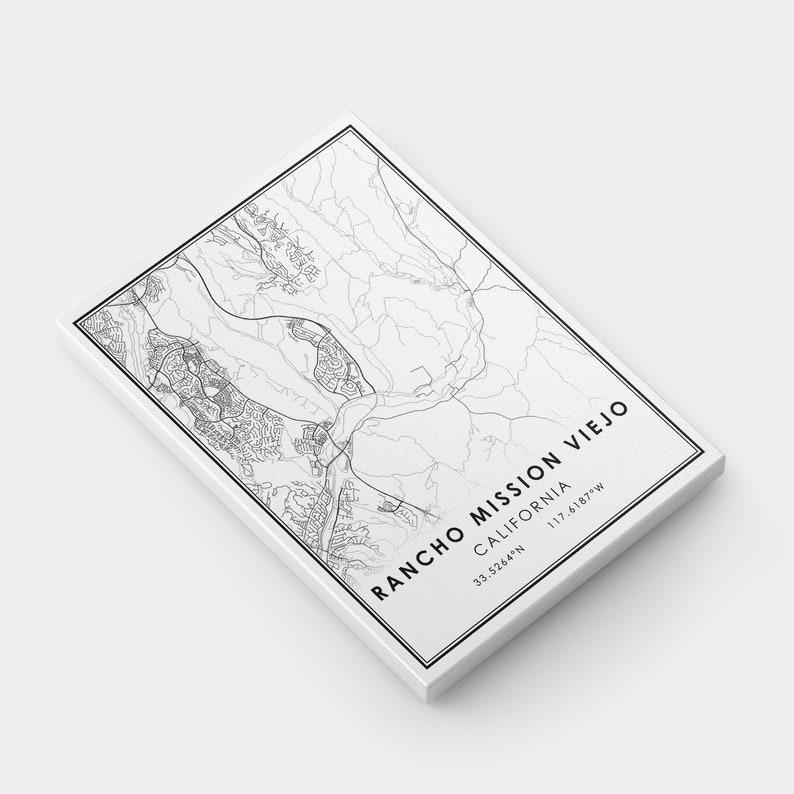 Rancho Mission Viejo Map Print Poster Canvas California Map - Etsy