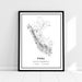Peru Poster Peru Map Art Peru Map Wall Art Peru Canvas - Etsy