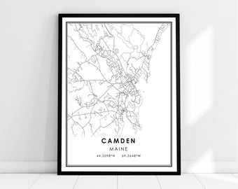 Camden Maine Poster - Etsy