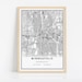 Minneapolis Map Print Poster Canvas Minnesota Map Print Poster Canvas ...