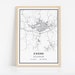 Chone Map Print Poster Canvas | Ecuador Map Print Poster Canvas | Chone ...
