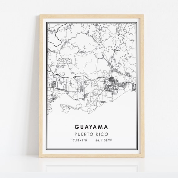 Mapa De Guayama Puerto Rico
