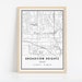 Broadview Heights Map Print Poster Canvas Ohio Map Print - Etsy