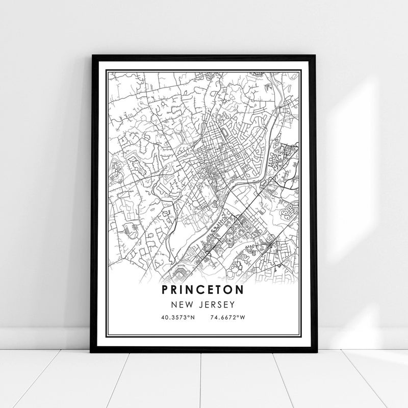 Princeton University Maps - Etsy
