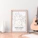 Center Harbor Map Print Poster Canvas | New Hampshire Map Print Poster ...