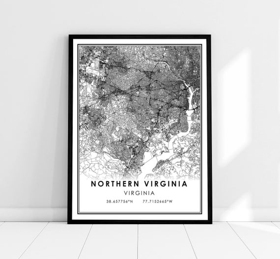 Printable Highway Map Of Northern Virginia
