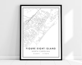 Figure 8 Island Map - Etsy