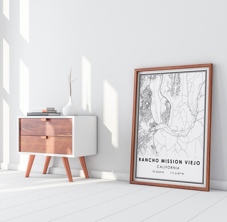 Rancho Mission Viejo Map Print Poster Canvas California Map - Etsy