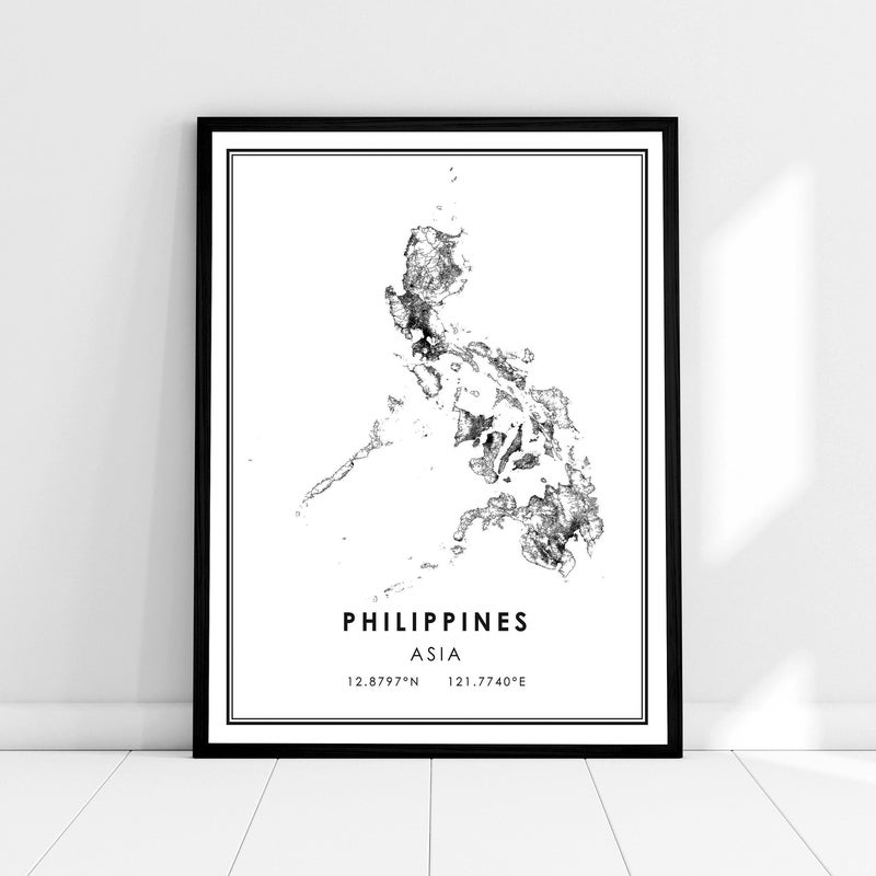 Philippines Wall Map - Etsy