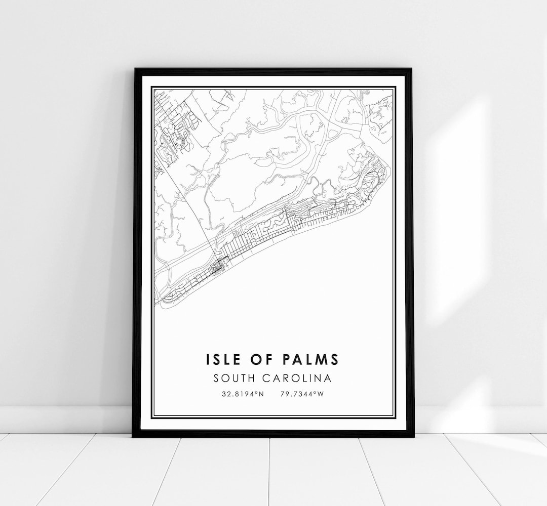 Isle Of Palms South Carolina Map at Frances Storey blog
