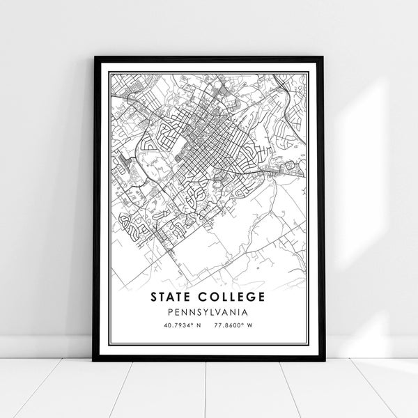 State Map Art Print - Etsy