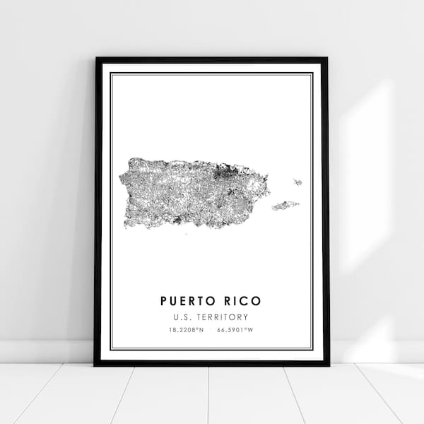 Puerto Rico Poster - Etsy