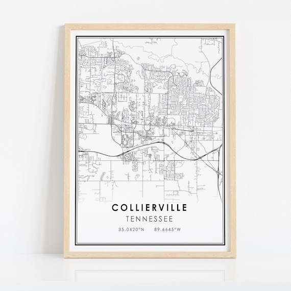 Collierville Tennessee Map