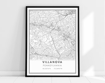 Villanova Poster - Etsy