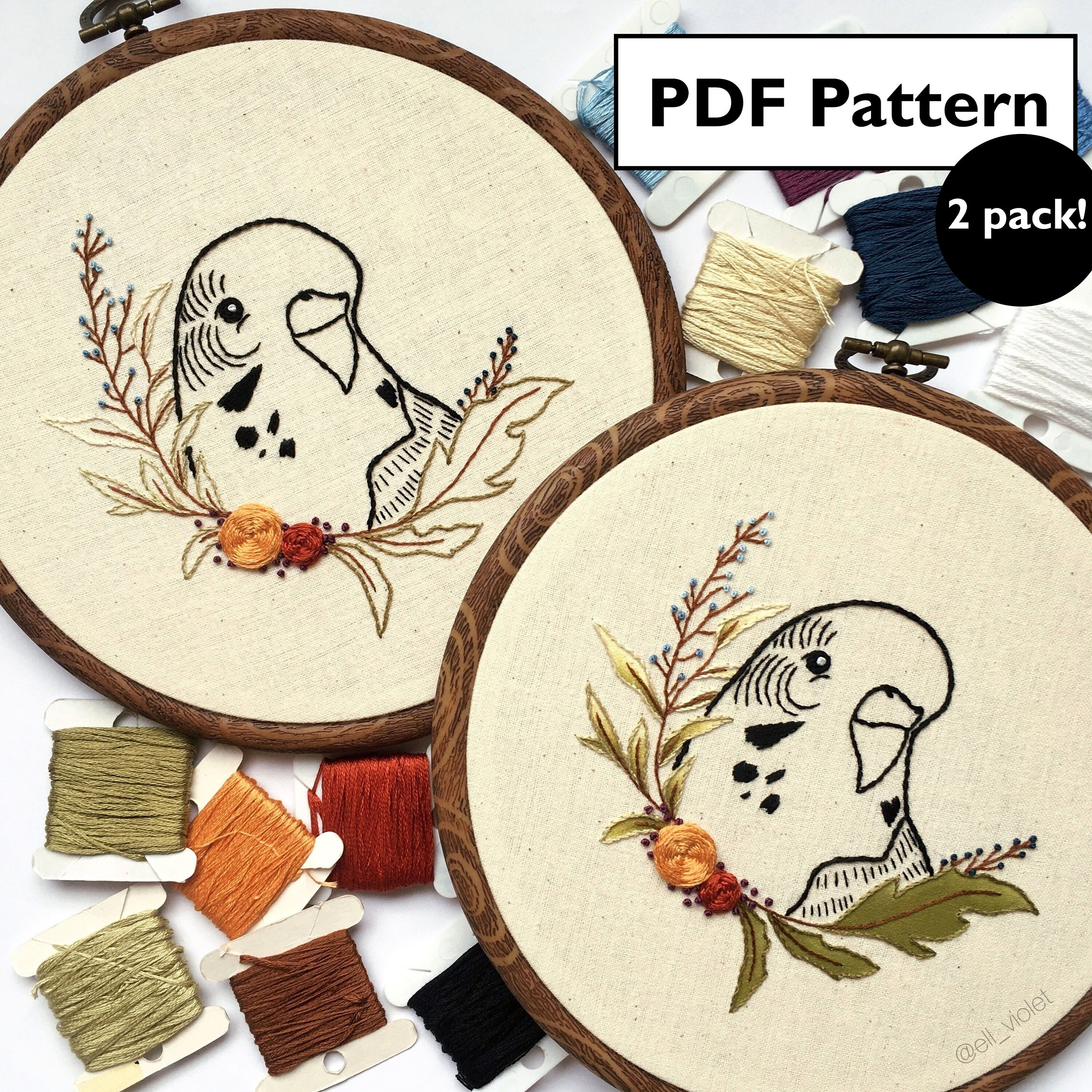 Australian Animals Beginner Hand Embroidery Pattern Pack - Etsy