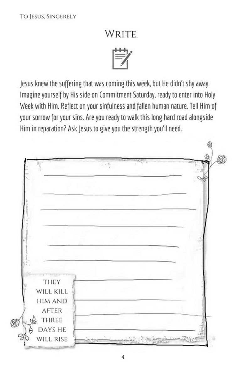 DIGITAL Prayer Journal: Walking Holy Week With Jesus - Etsy