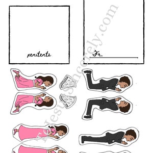 First Penance (traditional) Lapbook - Paper Dolls Digital Download ...