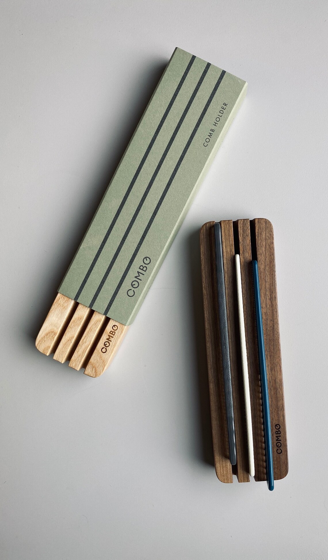 Hairdressers Wooden Stand / Comb Stand / Hair Tool / Gift for | Etsy