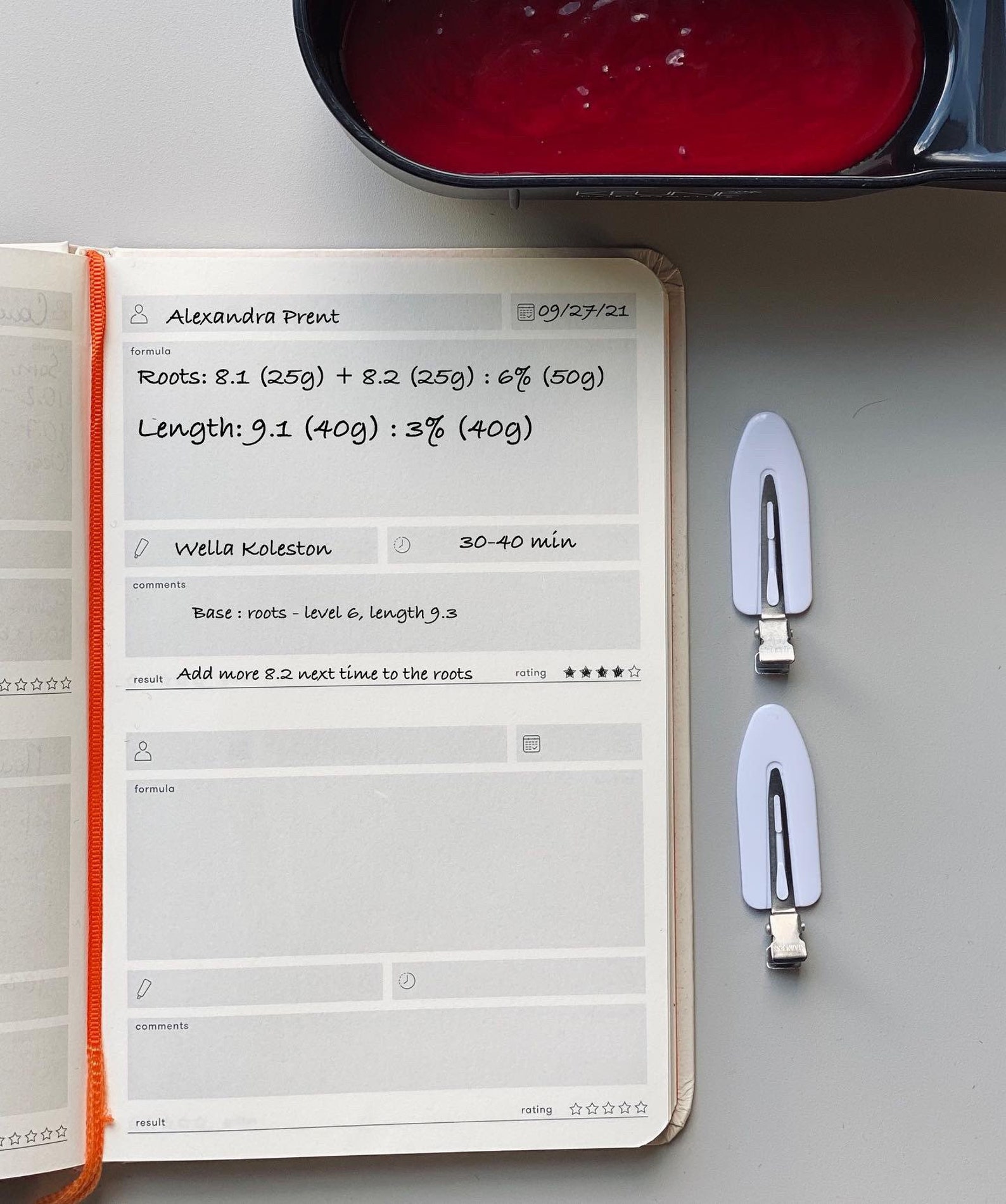 Hair Colorist Book / Formulas Book / Color Formulas / Colorist | Etsy