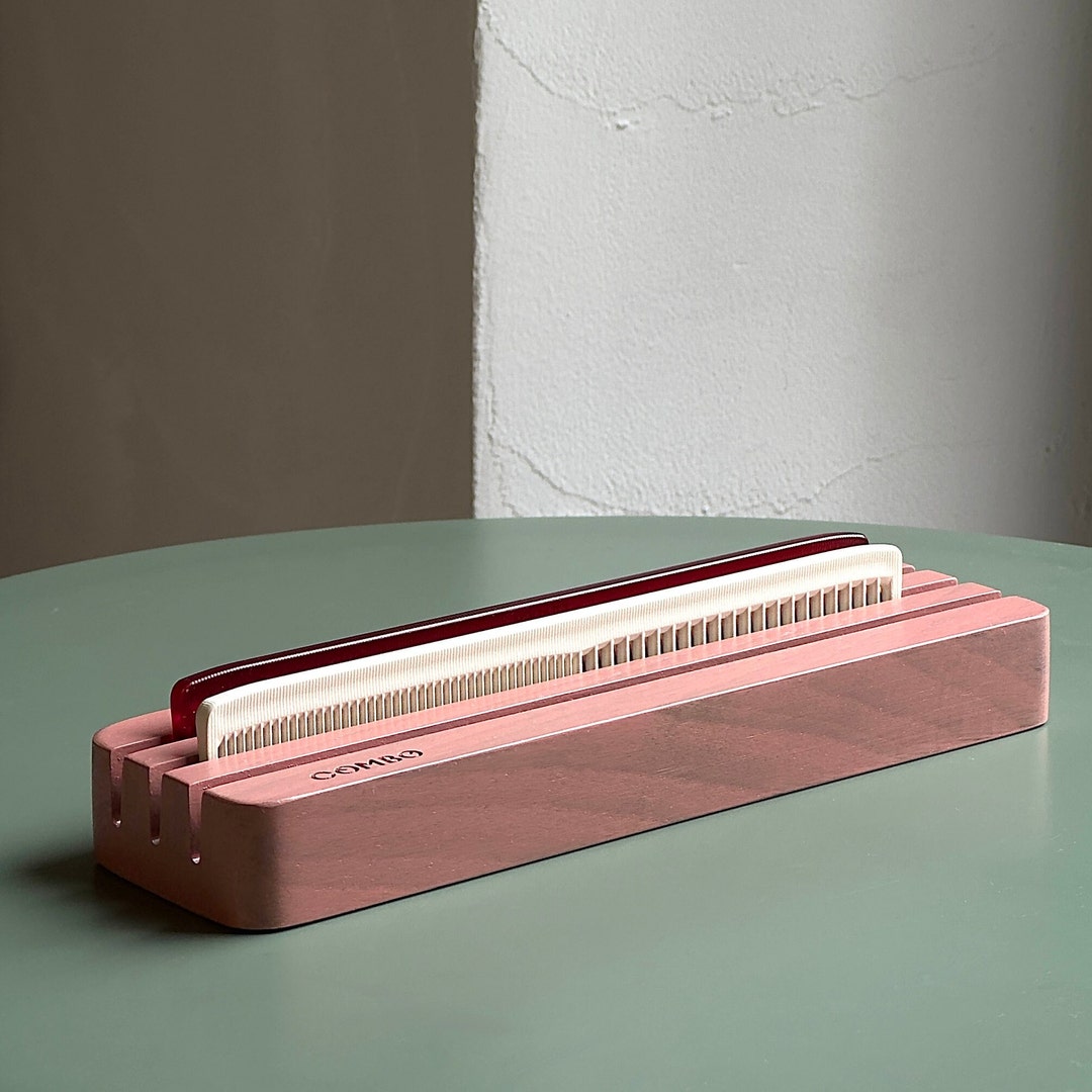 Hairdressers Wooden Stand / Custom Color / Comb Stand / Hair Tool ...