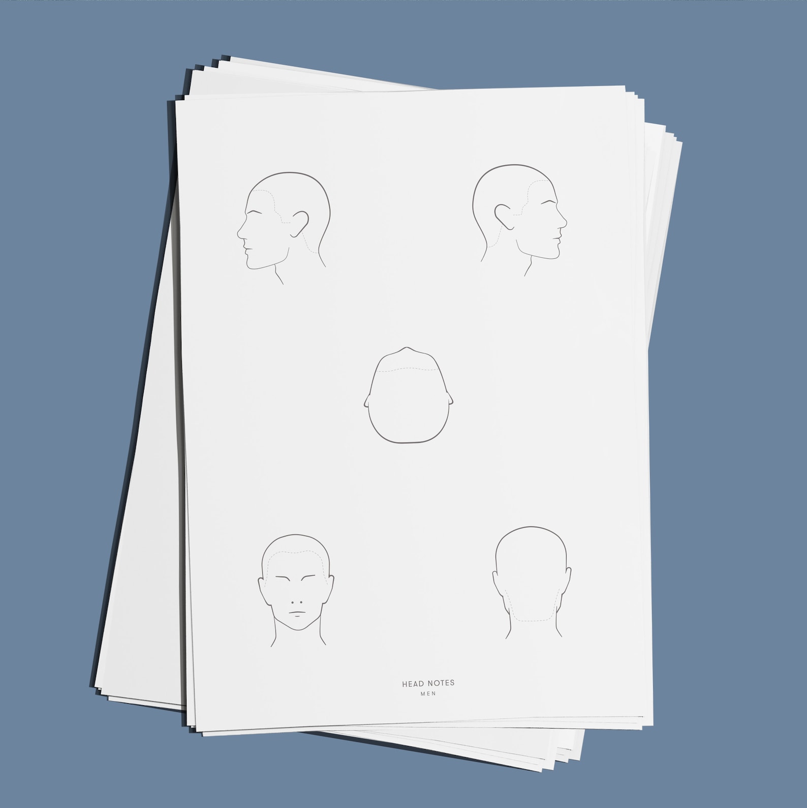 Barbering Head Sheets Template / Printable Head Sheets / Barbering ...