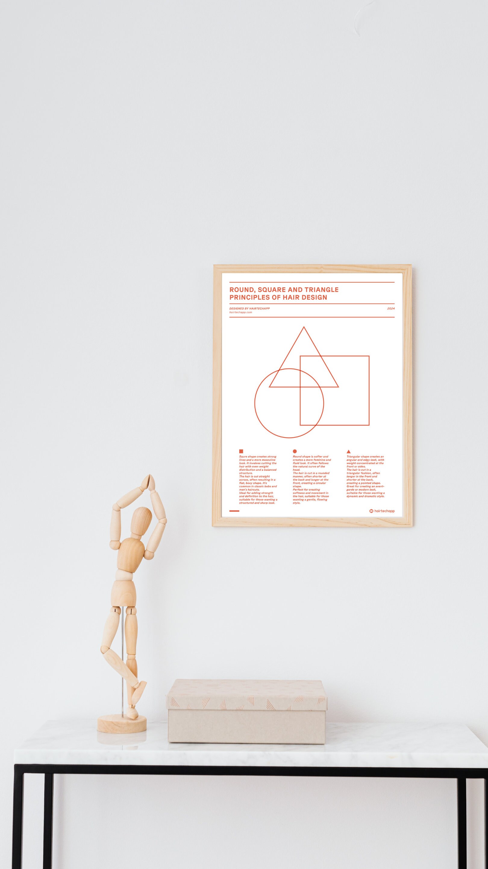 Hair Design Principles Printable Poster, Hair Salon Poster, Hair Salon ...
