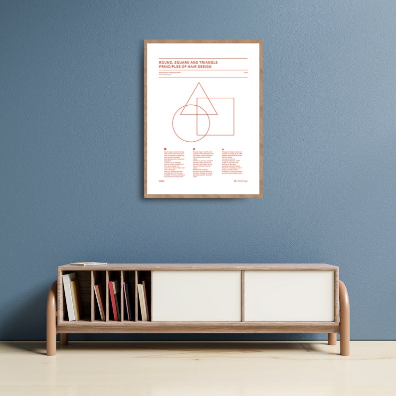 Hair Design Principles Printable Poster, Hair Salon Poster, Hair Salon ...